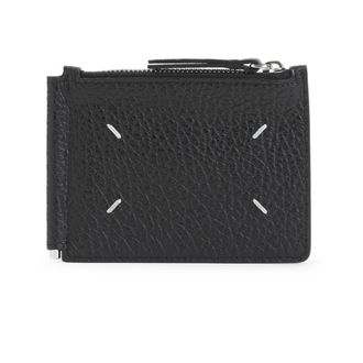 Maison Margiela Homme, Accessoires, Noir, Taille: ONE Size Portefeuille Slim 2 Pincer