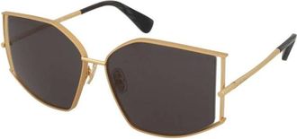Max Mara unisex, Accessoires, Jaune, Taille: 59 MM Lunettes de soleil