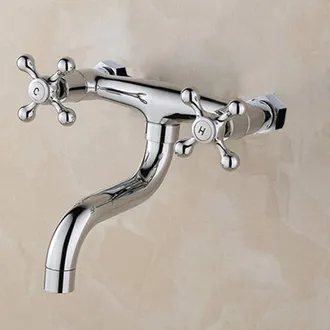 OEM Rubinetto A Parete Per Lavabo, Rubinetto Miscelatore Per Lavabo, Design Moderno