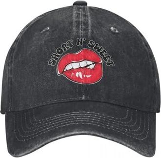 Generic Casquette de Baseball pour Hommes, Casquettes Vintage Short N Sweet Sabrina Carpenter Casquettes Unisexes en Jean us&eacute; Chuque de Soleil pour Course au 