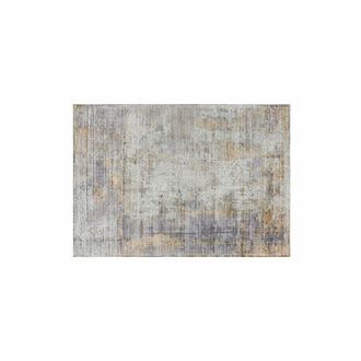 Loberon Teppich Qalheera - Handgeknüpft - Sanftes Farbspiel - Weiche Oberfläche - 140x200 cm - Wohntextilien - Wohnaccessoires - Viskose - Baumwolle, grau/Cre