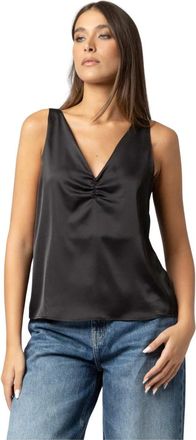 Kocca Femme, Tops, Noir, Taille: 44 FR Silky Soft Vest Top