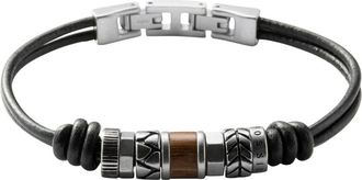 Fossil Bronson Armband - - Accessories - Herren - Schwarzk - ONE SIZE