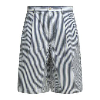 Comme Des Gar&ccedil;ons Gestreifte Pliss&eacute;eshorts - - Shorts - Herren - Mehrfarbig - M