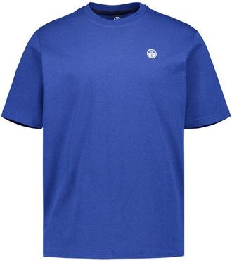 North Sails Herren T-Shirt blau Baumwolle