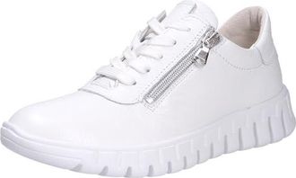 Waldl&auml;ufer H-Birdy 916010-169-150 Baskets en cuir lisse avec semelle int&eacute;rieure Proactive Blanc Largeur H Blanc, Blanc., 37.5 EU Large