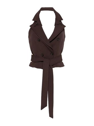 Elisabetta Franchi Gilet - Marron
