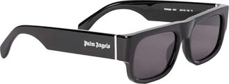 Palm Angels Midway Rechteck-Sonnenbrille f&uuml;r Herren (Schwarz/Dunkelgrau)