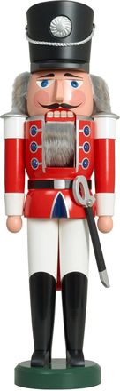 Seiffener Volkskunst Nussknacker 50cm HUSAR rot 11702- 1