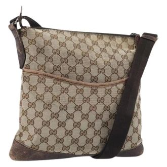 Gucci Sac bandouli&egrave;re GG Canvas Vintage Pre-owned - Femme - Pre-owned - Beige - Taille: ONE Size