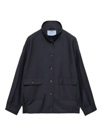 Prada veste en mohair - Bleu