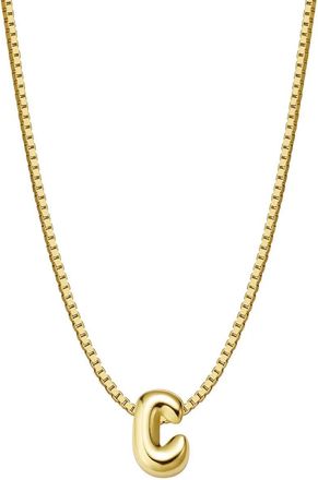 Glanzst&uuml;cke M&uuml;nchen Halskette - Sterling Silber Halskette Buchstabe C - Gr. unisize - in Gold - f&uuml;r Damen