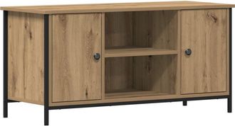 vidaXL Vidaxl - Meuble tv chêne artisanal 100 x 40 x 50 cm Bois dingénierie