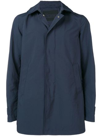 Herno veste &agrave; capuche - Bleu