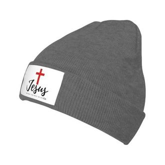 Generic J&eacute;sus, Le Chemin, La V&eacute;rit&eacute;, La Vie Femme Homme Bonnets Tricot&eacute; Confortable Watch Cap Respirant Bonnets Hiver pour Sport Jogging Cyclisme