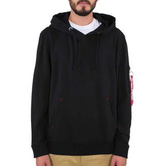 Alpha Industries Alpha Industries Herren RBF Latex Print Hoody Kapuzenpullover, Black, XL