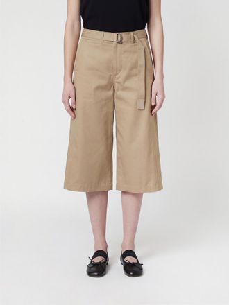 sacai Short Femme couleur Beige