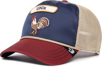 Goorin Brothers Trucker Cap GB2 Rooster Navy Rot Beige, Size:OneSize