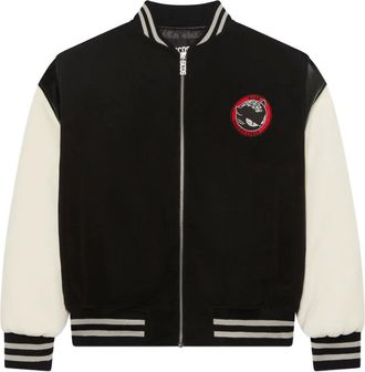 GCDS veste bomber à patch poitrine - Noir