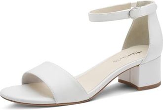 Tamaris Sandales Mode Femme 1-28295-42, Pointure:38 EU, La Couleur:Blanc