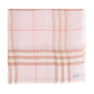 Burberry unisex, Accessoires, Rose, Taille: ONE Size Wide Check Wool Scarf