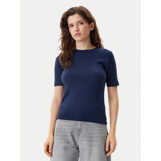 GAP T-Shirt 679172-02 Dunkelblau Stretch Fit
