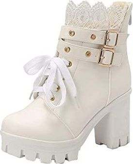 E.SSUE Bottines Femme Talon Sexy Hiver Chaud Chaussure Bottes Vintage Cowboy Western Bottes Confortables Bottes de moto Equitation Femme bottes D&eacute;contract&eacute;es