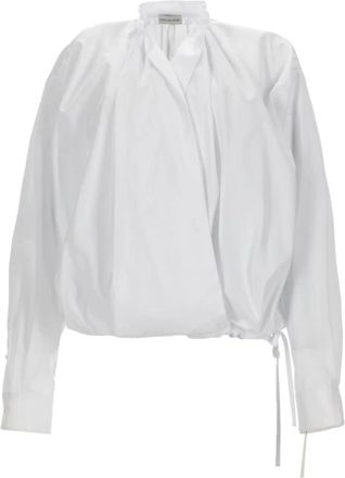 Dries Van Noten Baumwollbluse - - Blouses & Shirts - Damen - Wei&szlig; - M
