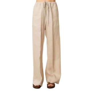 Liviana Conti Grayson Wide Pantalons - Femme - Pantalons - Beige - Taille: 40 FR