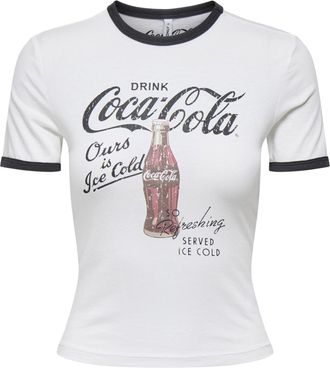 Only Onlcoca Cola Life S/S Short Top Box JRS