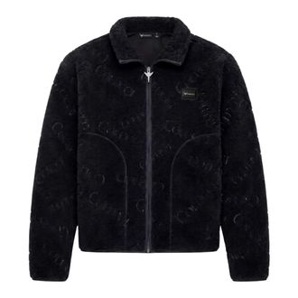 Carlo Colucci Veste Teddy &agrave; logo - Homme - Vestes - Noir - Taille: S