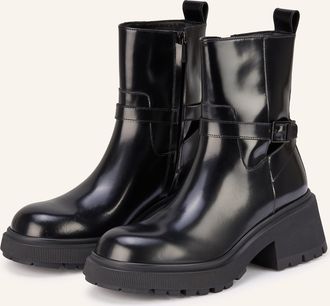 Jimmy Choo London Biker Boots Conny Flat schwarz
