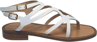 Baldinini Femme, Chaussures, Blanc, Taille: 35 EU Sandales Nappa