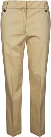 Liu Jo Femme, Pantalons, Beige, Taille: 38 FR Pantalone Cotone