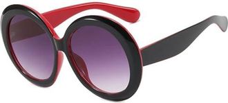Generic Lunettes De Soleil &Agrave; Monture Large For Hommes Et Femmes D&eacute;coratives For Les Vacances En Plein Air(Red)