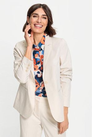 Olsen Sakko 15001420 &Eacute;cru Regular Fit