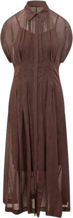 HUGO BOSS Femme, Robes, Brun, Taille: 38 FR Davinata Dress