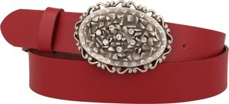MGM Damen Gürtel 950-1095, Gr. 90, Rot (rot)