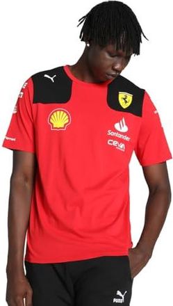 Puma Scuderia Ferrari - 2023 T-Shirt de léquipe Carlos Sainz - Rouge - Hommes - Taille: XL