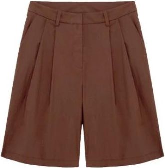 Alpha Studio Femme, Shorts, Brun, Taille: 36 FR Bermuda in cotone tecnico