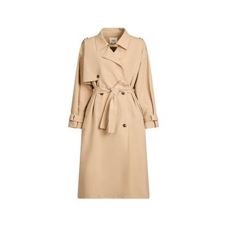 Artlove Trench long en coton m&eacute;lang&eacute;