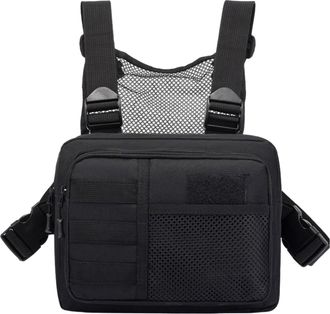 Generic Handy-Brustgeschirr zum, Brusttasche, Schulterg&uuml;rteltasche, Outdoor, Lauf-Organisationstasche, leichtes Utility-Pack zum Angeln, Bergsteigen, atmungsa