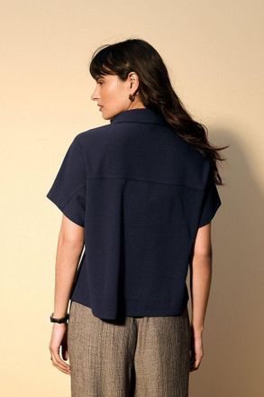 Next Poloshirt Kurz&auml;rmeliges Polo-Oberteil mit Rei&szlig;verschluss (1-tlg)