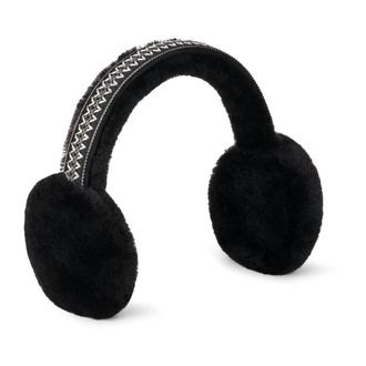 UGG Ugg, Femme, Accessoires, Noir, Taille: ONE Size Tasman Sheepskin Earmuff