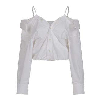 Alexander Wang Damen, Blusen & Hemden, Wei&szlig;, SGr&ouml;&szlig;e