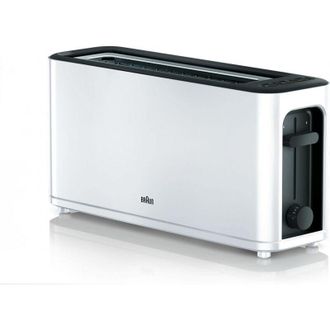 Braun Toaster Braun HT3100WH 1000W Wei&szlig; Schwarz/Silberfarben