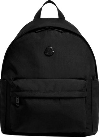 Moncler Moncler New Pierrick Metal Logo Backpack, Men, Black, Size: One Size