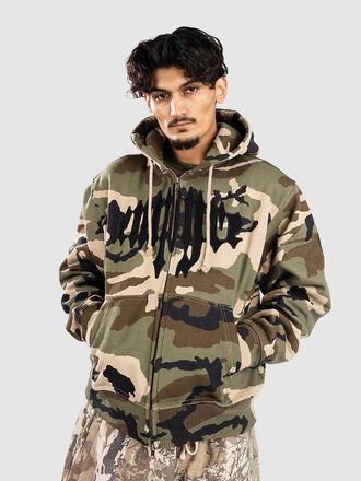 Empyre Leg Cramp Sweat &agrave; capuche zipp&eacute; camouflage