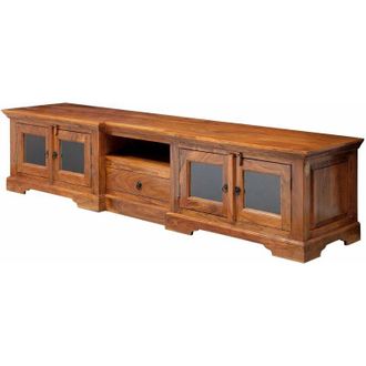 Massivmoebel24 TV-Board Akazie 210x50x50 honig lackiert oxford 0339