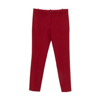 Pinko Pinko, Femme, Pantalons, Rouge, Taille: 42 FR Chinos